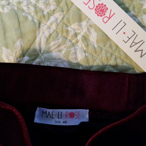 Mae Li Rose | Bottoms | Mae Li Rose Velvet Purple Skirt | Poshmark